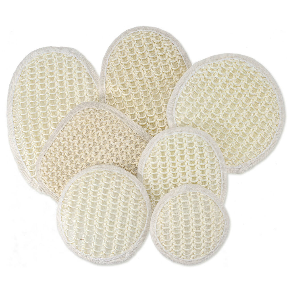 Sisal Fiber Bath & Shower Pads - Natural Bath & Body Shop